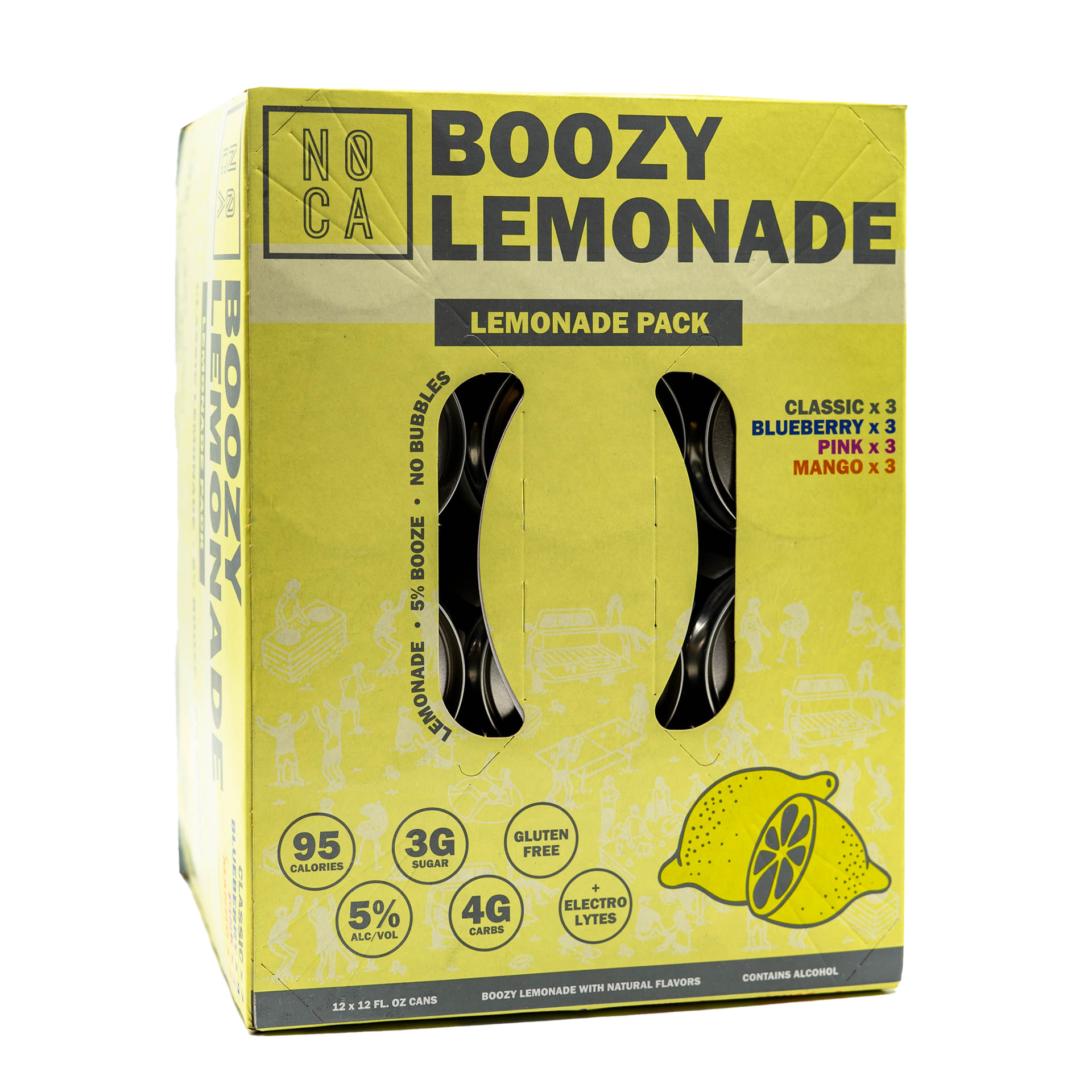 NOCA Lemonade Variety 12pk Can – Bottles Fine Wine